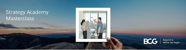 BCG Strategy Academy Masterclass event